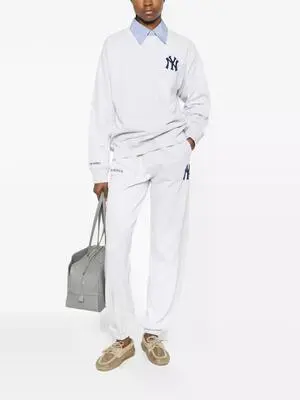 SPORTY & RICH Logo Trousers - Grey