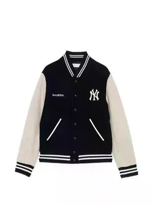 SPORTY & RICH Logo Striped Jacket - Blue