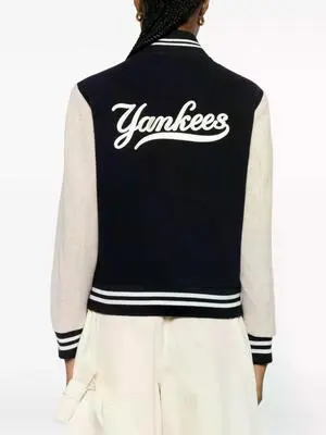 SPORTY & RICH Logo Striped Jacket