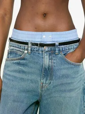 Alexander Wang Pocket Belted Jeans - Blue