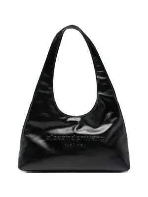 Alexander Wang Small Embossed Shoulder Bag - Black