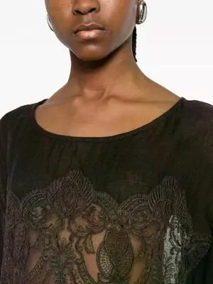 MAURIZIO BRASCHI Laced Blouse