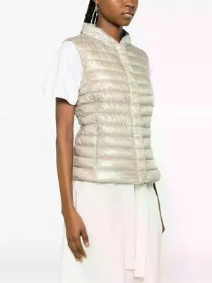 Herno Vera Collarless Quilted Gillet