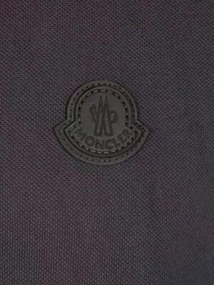 Moncler Logo-patch Cotton Polo Shirt