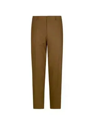 Moncler Technical Cotton Trousers - Brown