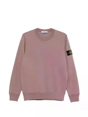 Stone Island Logo-patch Sweatshirt - Pink