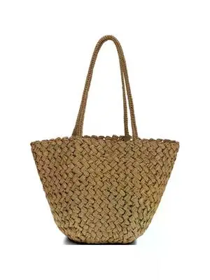 THE ROW Estelle Woven Tote Bag - Brown