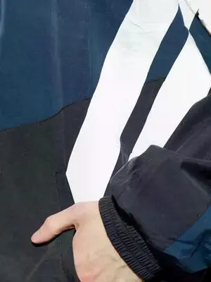 Vetements Striped-sleeves Color-block Jacket