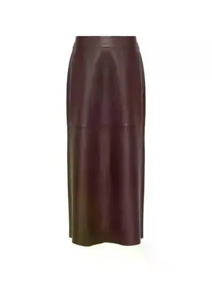 SAMSOE SAMSOE Sapia Paneled Skirt - Brown