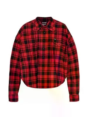 Vetements Checked Chest-pocket Shirt - Red