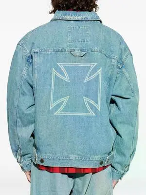 Vetements Logo-print Denim Jacket