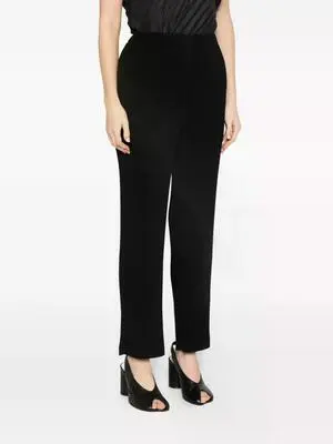 Issey Miyake Ribbed Trousers - Black