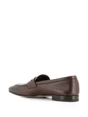 HENDERSON BARACCO Grained-leather Loafers