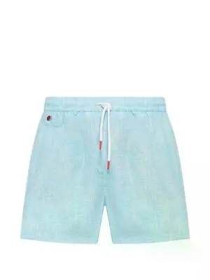 Kiton Drawstring Swim Shorts - Blue