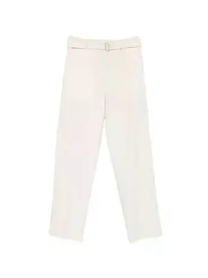 LARDINI Paindro Belted Trousers - Neutrals