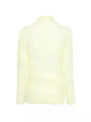 Issey Miyake Ribbed Roll-neck Blouse
