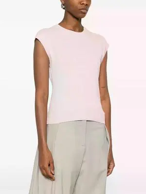 Eric Bompard Ribbed Sleeveless Top