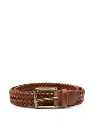 Dragon Diffusion Woven Buckle Belt - Brown