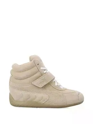 PUMA Speedcat Wedge Leather Sneakers - Neutrals