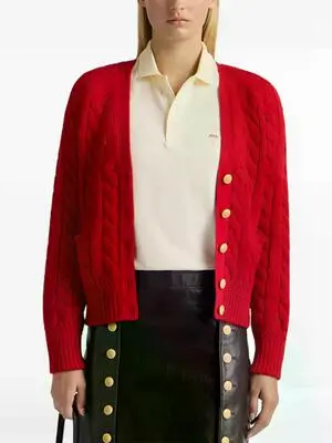 Bally Cable-knit Buttoned Cardigan