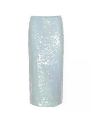 ROTATE BY BIRGER CHRISTENSEN Sequined Pencil Skirt - Blue
