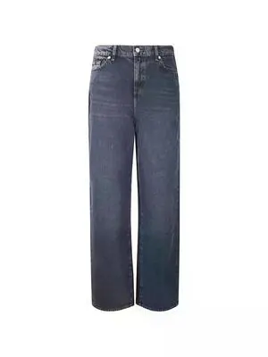 7 For All Mankind Wide-leg Jeans - Blue