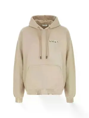 Off-White Stone Embroidered Hoodie