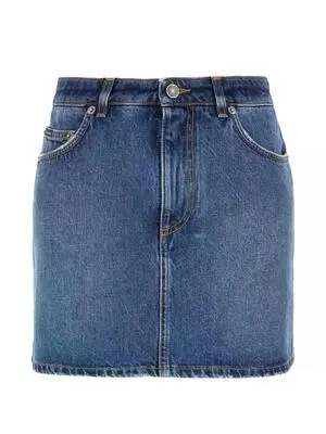 Dolce & Gabbana Denim Pocket Skirt - Blue