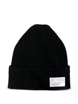 Visvim Label-detail Beanie - Black