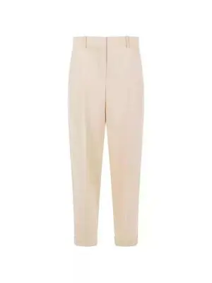 Fendi Cuffed Trousers - Neutrals
