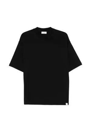 PAOLO PECORA Crew-neck T-shirt - Black