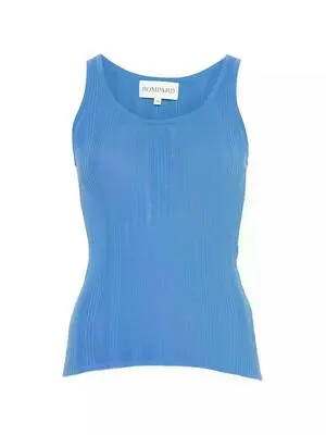 Eric Bompard Ribbed Tank Top - Blue