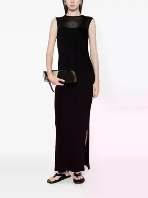 Eric Bompard Ribbed Maxi Dress