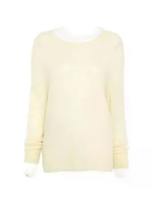 Eric Bompard Round-neck Sweater - Yellow
