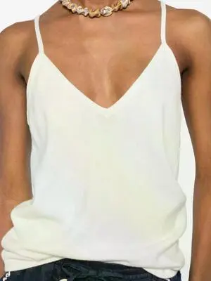 Eric Bompard V-neck Straps Top