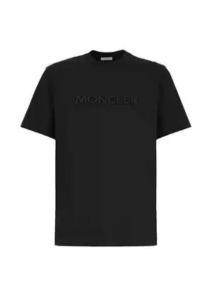Moncler Embossed Logo T-shirt - Black