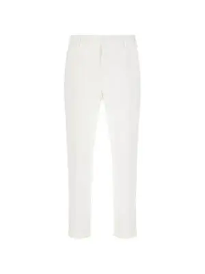 PT TORINO Tapered Trousers - White