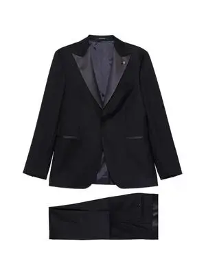 Tagliatore Shawl-lapel Suit - Black