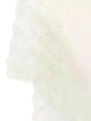 Ermanno Scervino Lace Trim Scarf