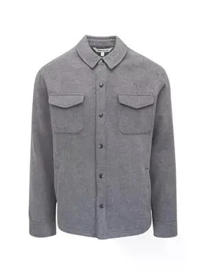 Peter Millar Flap-pocket Collared Jacket - Grey