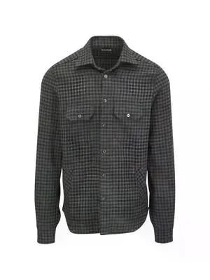 Kiton Plaid Flap-pocket Jacket - Green