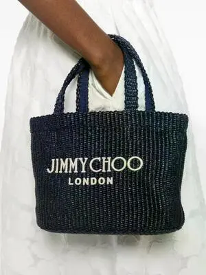 JIMMY CHOO Logo Tote Bag - Blue