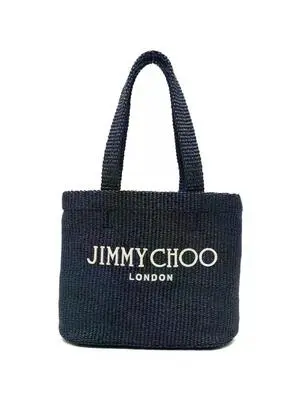 JIMMY CHOO Logo Tote Bag - Blue