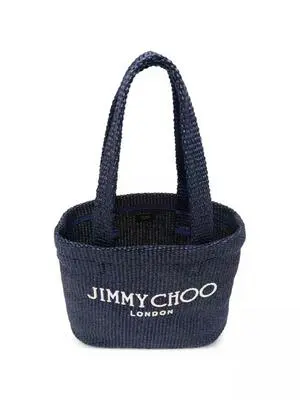 JIMMY CHOO East-west Logo Tote - Blue
