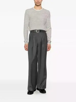 TONYWACK Striped Crewneck Sweatshirt