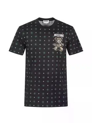 Moschino Patterned T-shirt - Black