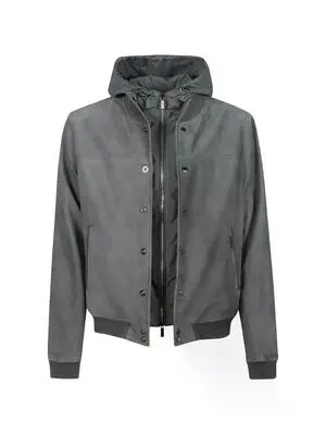MOORER Hooded Jacket - Grey