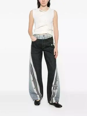 Adidas Adibreak Buttoned Striped Jeans