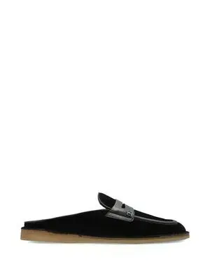Dolce & Gabbana Suede Mules - Black