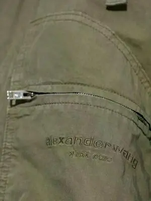 Alexander Wang Logo-embroidered Cotton Jacket